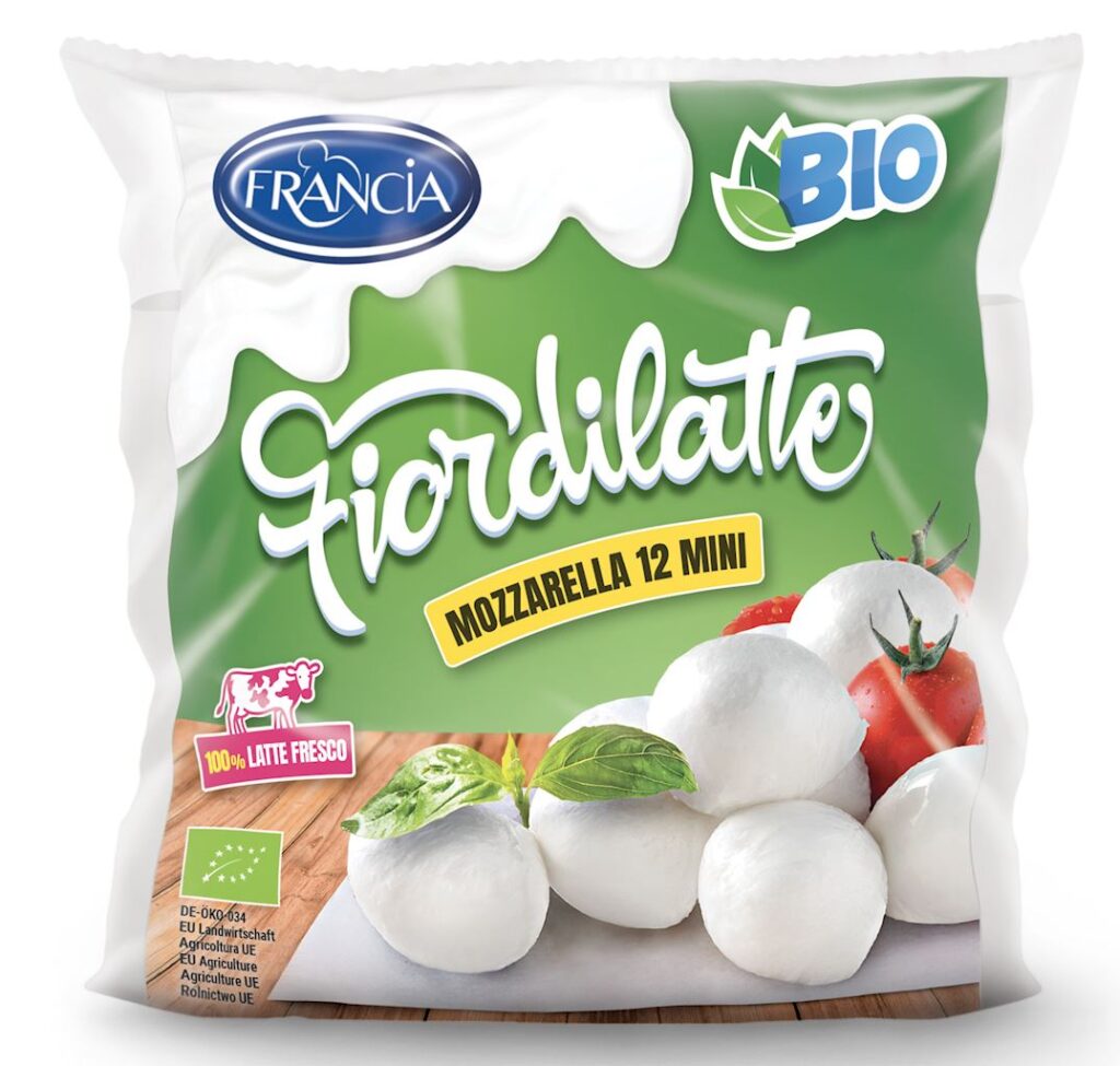 MOZZARELLA MINI BIO 450 g (290 g) - FRANCIA - Sklep Ekologiczny Wrocław ...